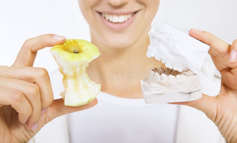 Correction of Bite (denture Model) Stock Photo - Image of medicine ...