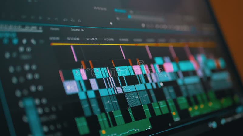 Correction, Editing Audio Layers Played on the Soundtrack on a Computer ...