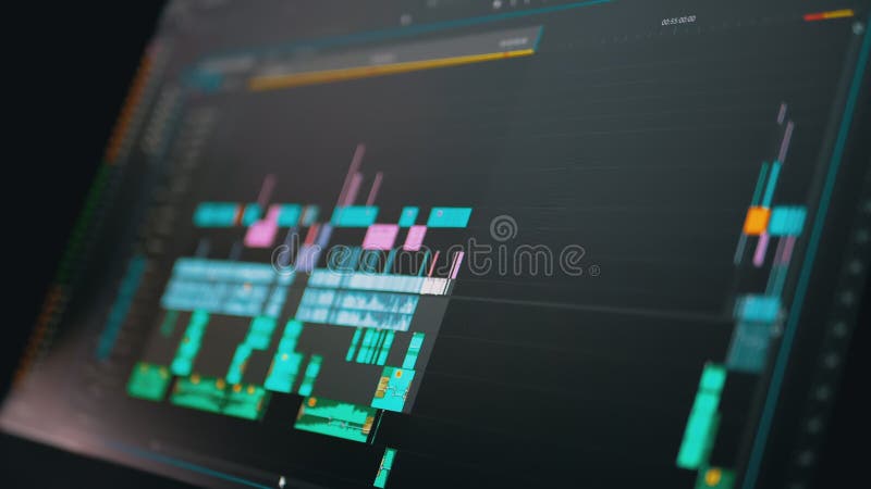 Correction, Editing Audio Layers Played on the Soundtrack on a Computer ...