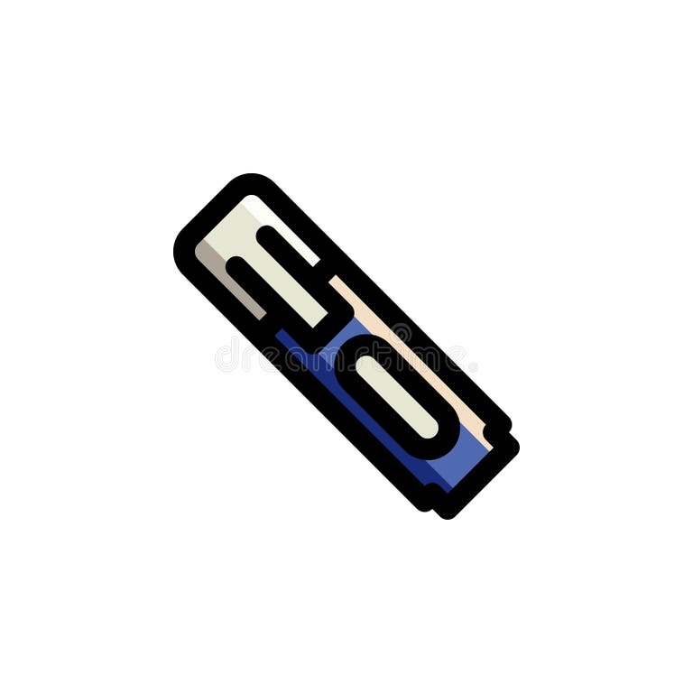 Correction Pen Icon stock vector. Illustration of error - 266539528