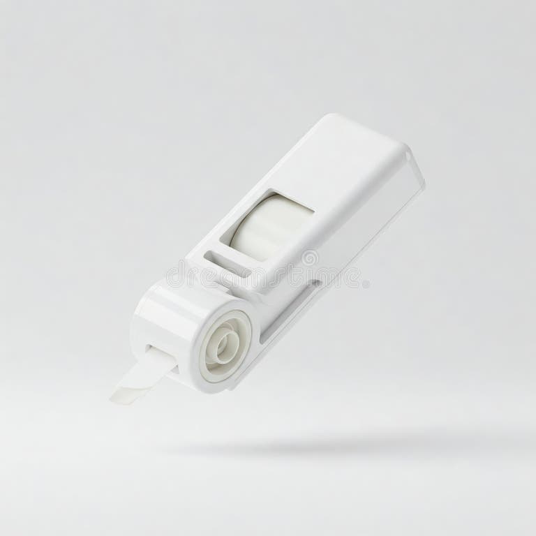 Correction tape roller stock illustration. Illustration of gadget ...