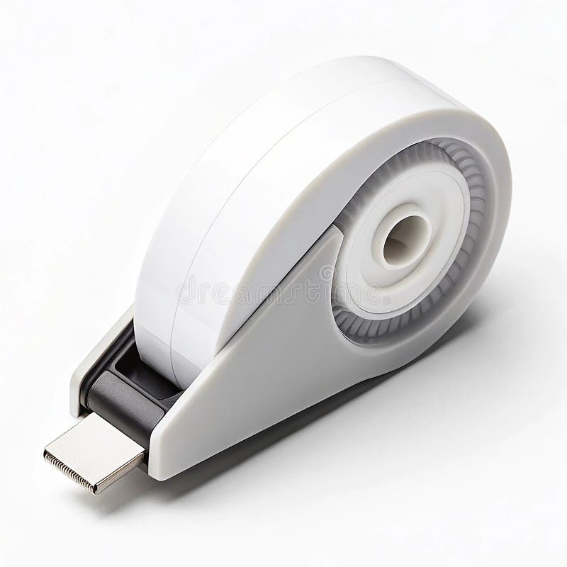 Correction Tape Roller on White Background Stock Illustration ...