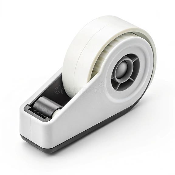 Correction Tape Roller on White Background Stock Illustration ...