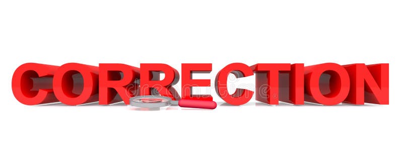 Correction Signs Stock Illustrations – 681 Correction Signs Stock ...