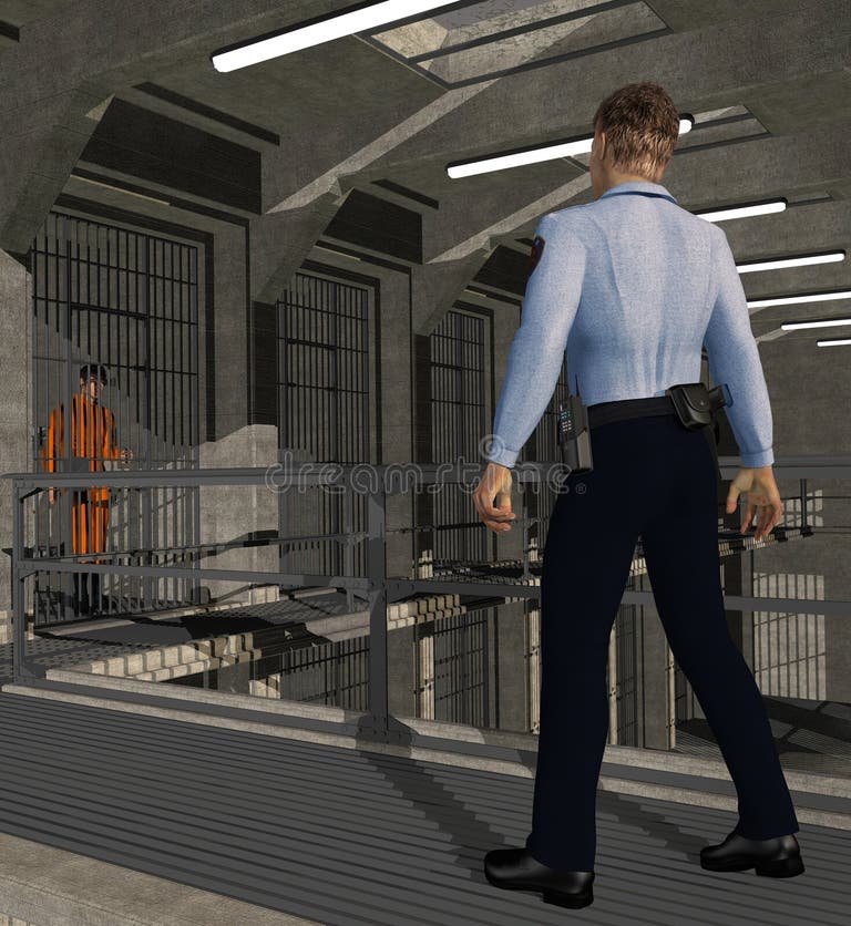Correctional Officer Stock Illustrations – 150 Correctional Officer ...