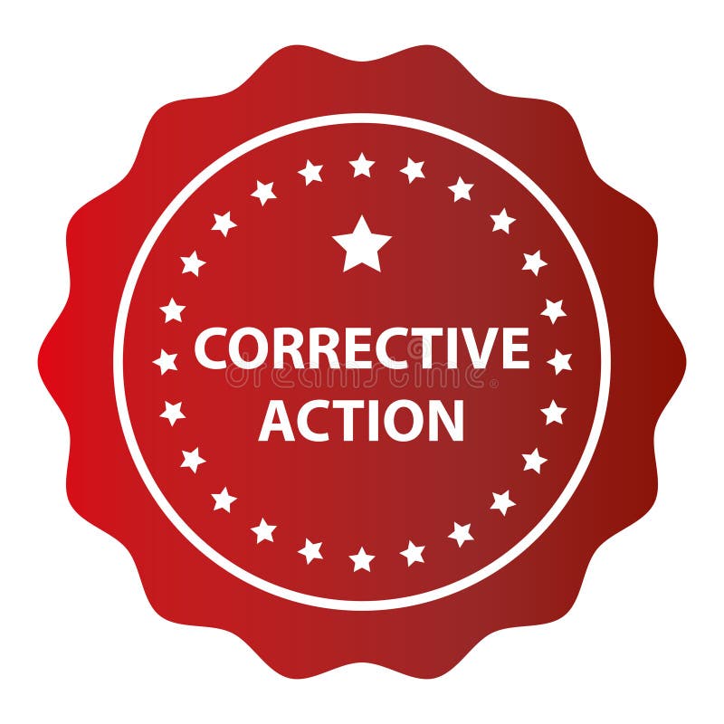 Corrective Action Road Sign Stock Photo - Image of highway, correction ...