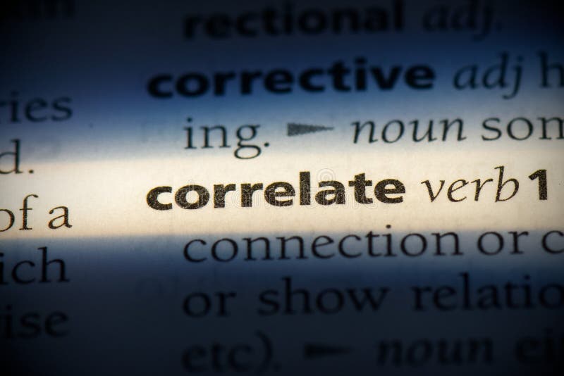 Correlate stock photo. Image of info, highlight, close - 161578020