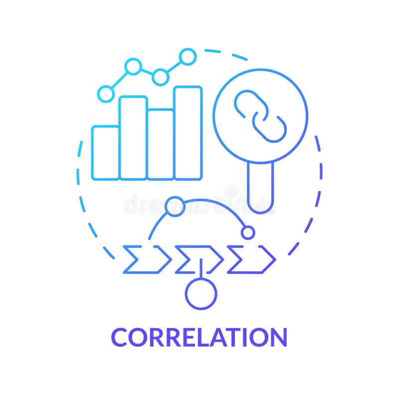 Correlation Line Stock Illustrations 463 Correlation Line Stock