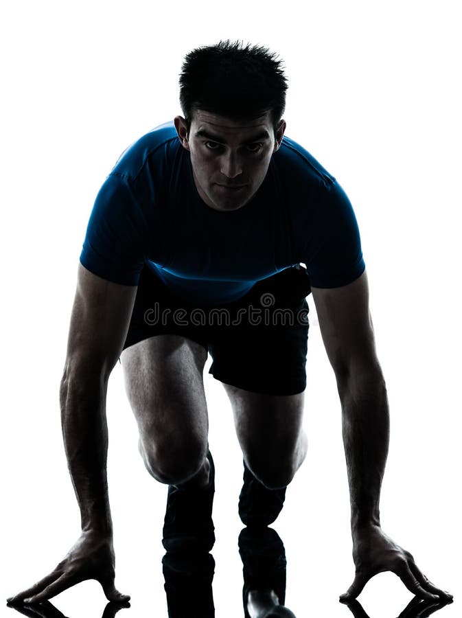 Correr Running Do Velocista Do Corredor Do Homem Foto de Stock - Imagem ...