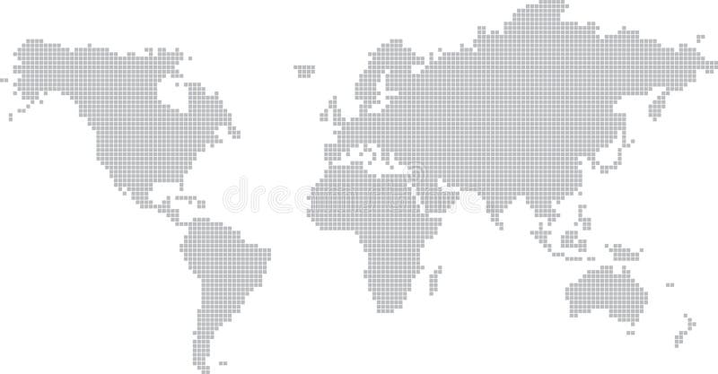 Ejemplo Del Vector De Los Continentes Del Mundo Ilustración del Vector ...