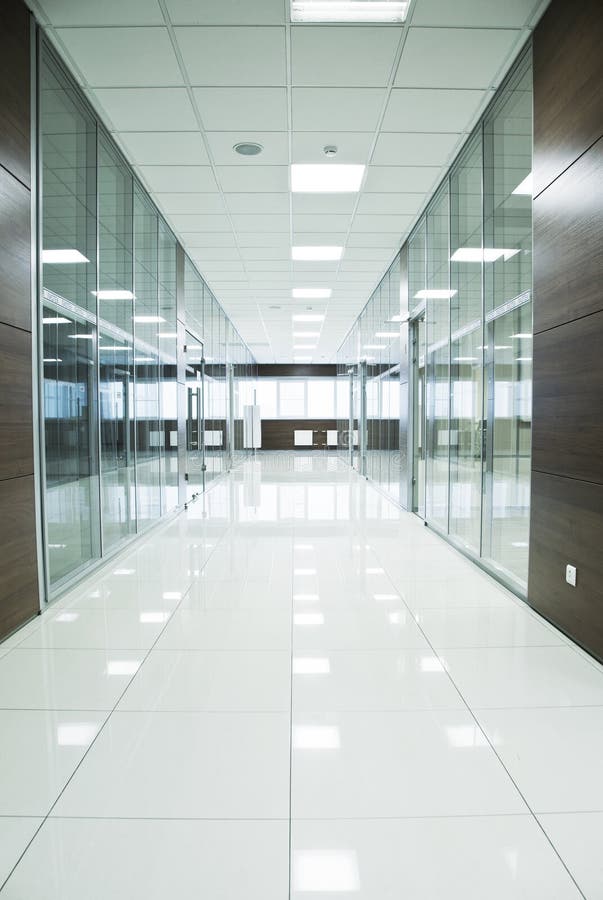 Corridor stock photo. Image of facility, interior, contemporary - 24335206