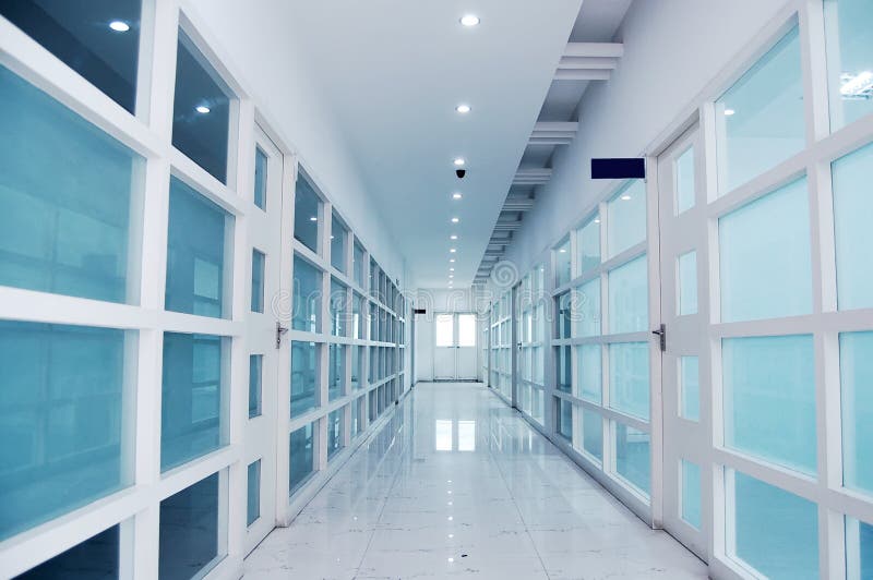 Modern Interior Science Laboratory or Factory Background Stock Photo ...