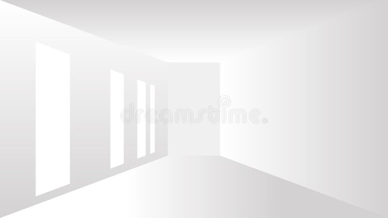 Corridor Abstract Illustration Stock Vector - Illustration of modern ...