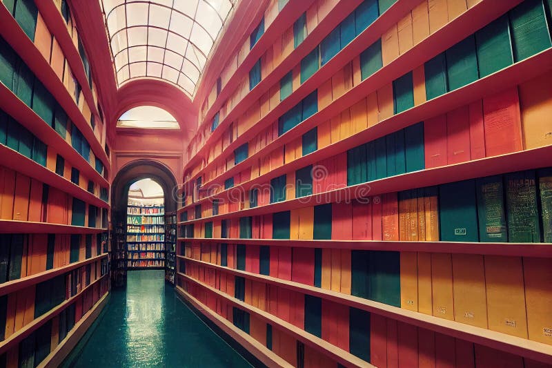 Library Corridor Stock Illustrations – 510 Library Corridor Stock ...