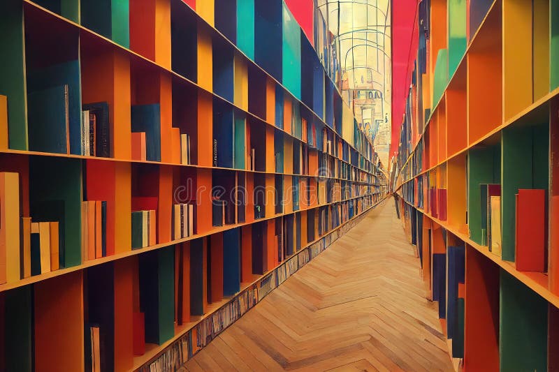 Library Corridor Stock Illustrations – 510 Library Corridor Stock ...