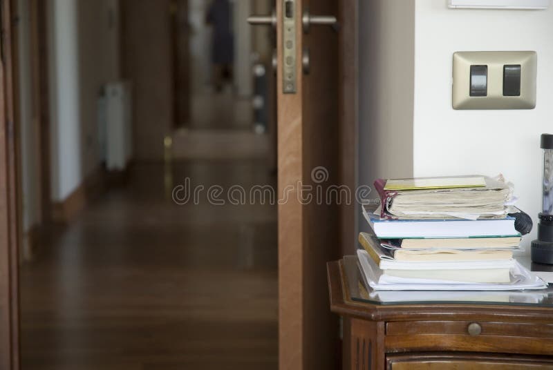 Corridor and books stock image. Image of modern, interior - 2216325