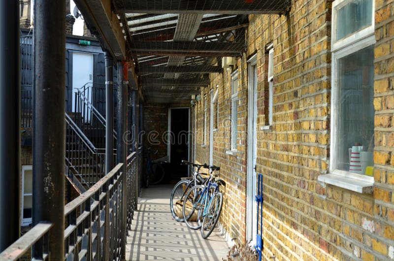 Corridor of Classical Building Stock Image - Image of building, arch ...