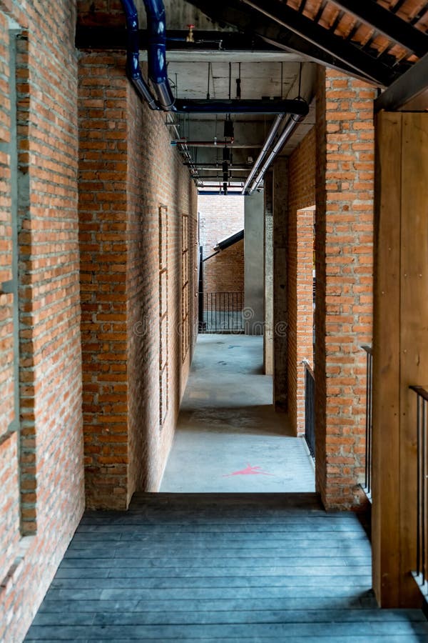 Corridor stock photo. Image of style, perspective, indoor - 114178246