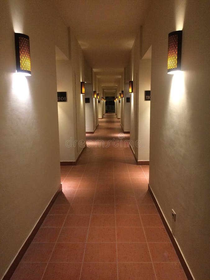 Corridor of eclipses stock image. Image of door, corridor - 194313541