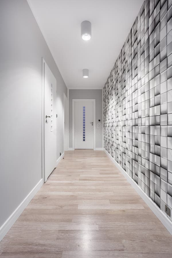 Corridor in flat stock photo. Image of passage, apartment - 98553488
