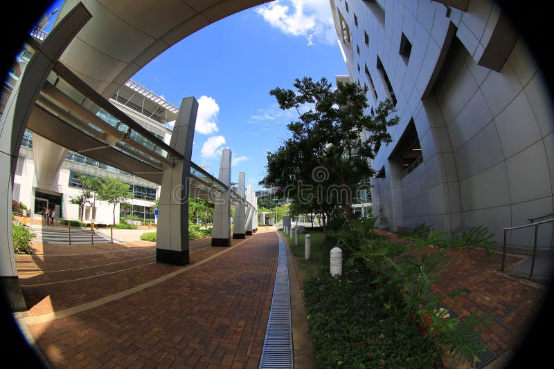 The Corridor in Hong Kong Science Park 21 Aug 2011 Editorial Photo ...