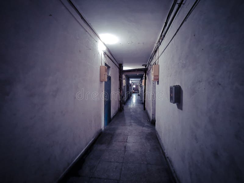 Corridor Inside the Fushuijing Building of Beijing Communist ...
