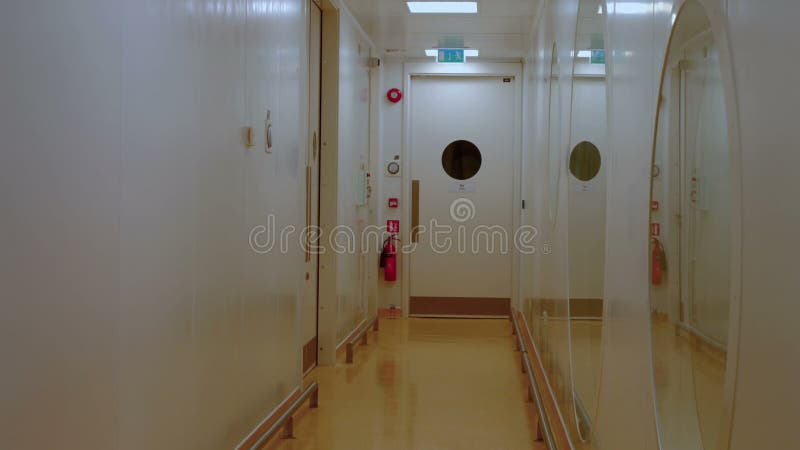 Corridor of a lab stock video. Video of college, laboratory - 61044311