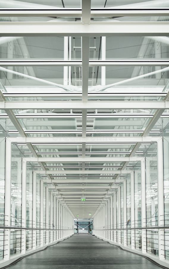Corridor stock image. Image of steel, people, high, symmetry - 38942621