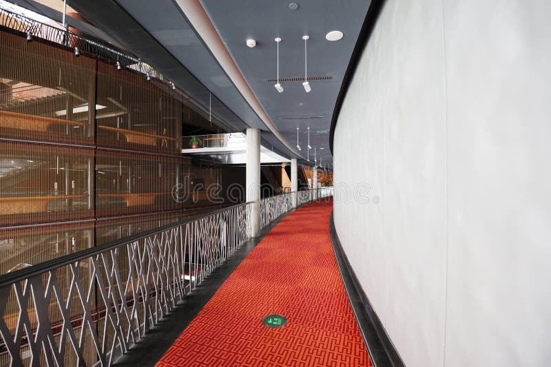 Corridor in the National Grand Theatre Editorial Photography - Image of ...