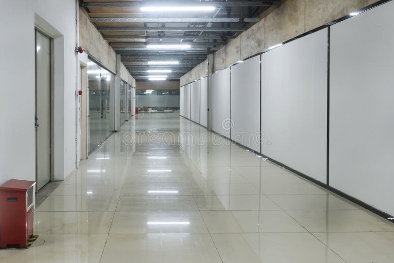 Corridor Office Commercial Building Under Construction Stock Photo ...