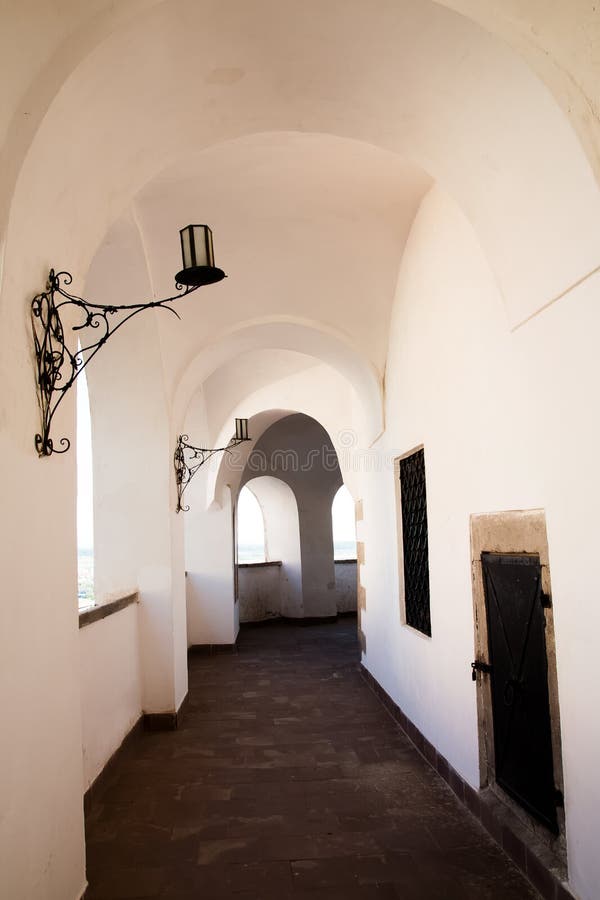 Old Castle Corridor stock photo. Image of hallway, classic - 51869044