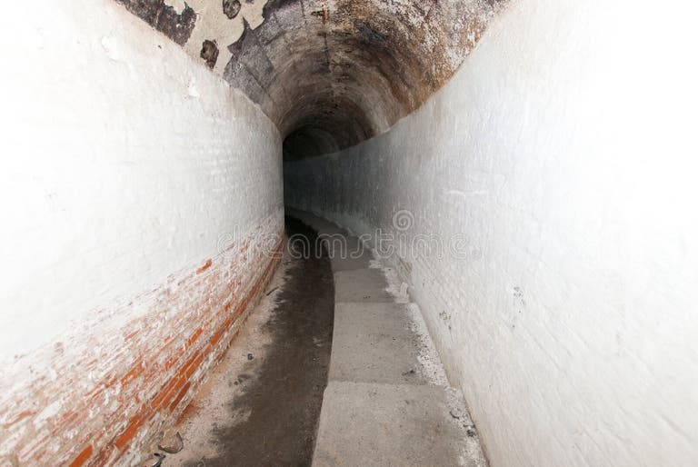 Corridor of an old fort stock image. Image of ancient - 232027897