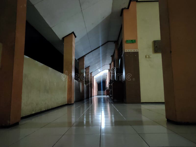 Corridor of a School Building Stock Photo - Image of school, transport ...