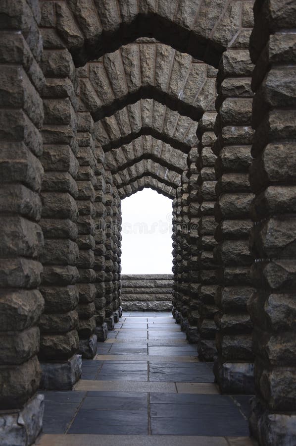 The Corridor Structure Background Stock Photo - Image of texture ...