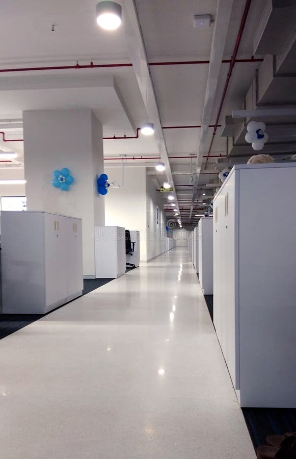 Work Station with Computers an Information Technology Company. Stock ...