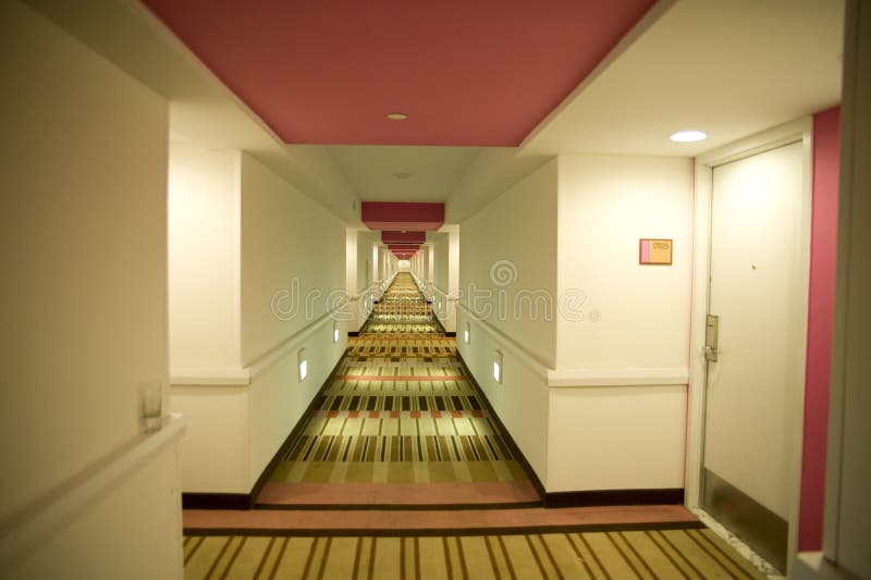 Infinite hallway stock photo. Image of fluorescent, blue - 2275830