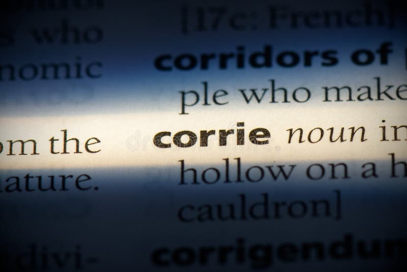 Corrie stock photo. Image of highlight, detail, close - 161578168