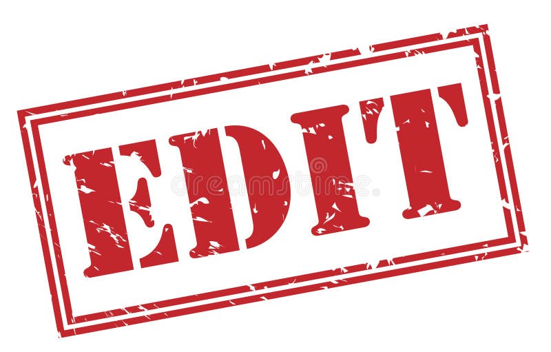Corrija El Sello En El Fondo Blanco Stock de ilustración - Ilustración ...