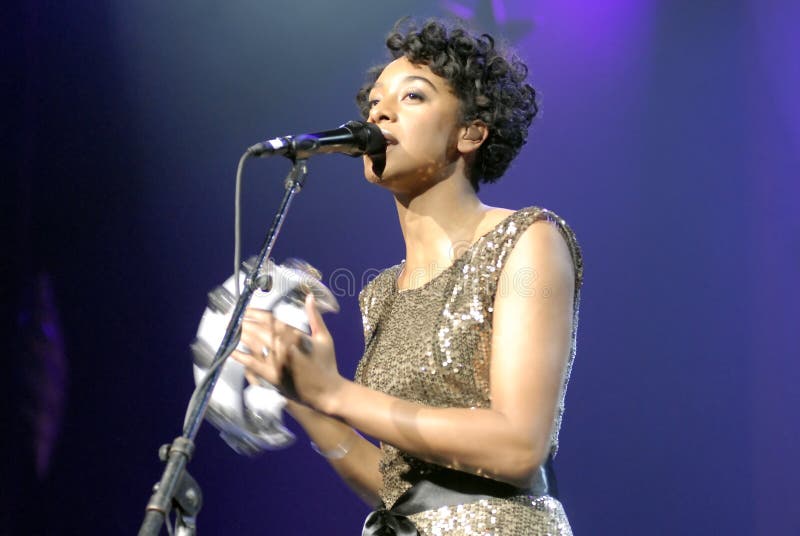 Corrine Bailey Rae Performing Live. Editorial Stock Photo - Image of ...