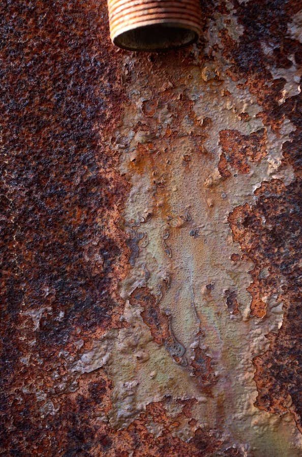 Corroded Rusty Metal Beam Background Texture Stock Image - Image of ...