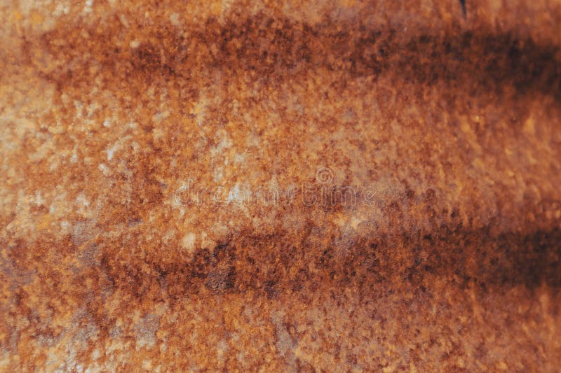 Corroded Metal Background. Rustic, Weathered Metal Plate with Orange ...