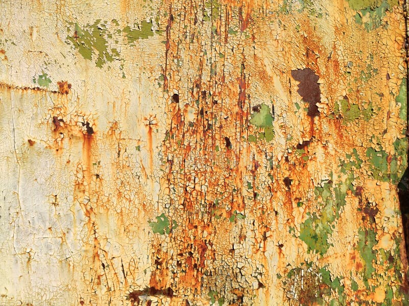 Corroded Metal Background. Rusty Metal Background with Streaks of Rust ...