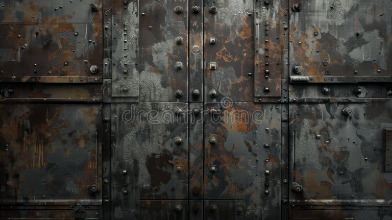 Corroded Metal Surface, Cracked Concrete and Rough Texture and Pattern ...