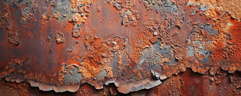 Corroded Metal Surface Deep Rust Rough Textures Showing Stock Photos ...