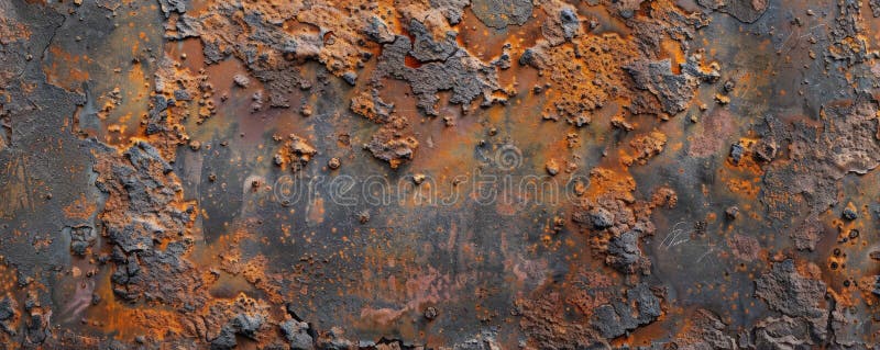 A Corroded Metal Surface with Deep Rust and Rough Textures, Showing the ...