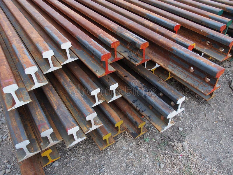 Corroded steel beam stock photo. Image of rail, construction - 28711012