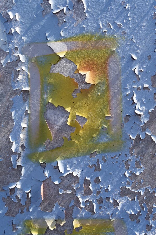 Corroding metal wall stock image. Image of breaks, decaying - 115166471