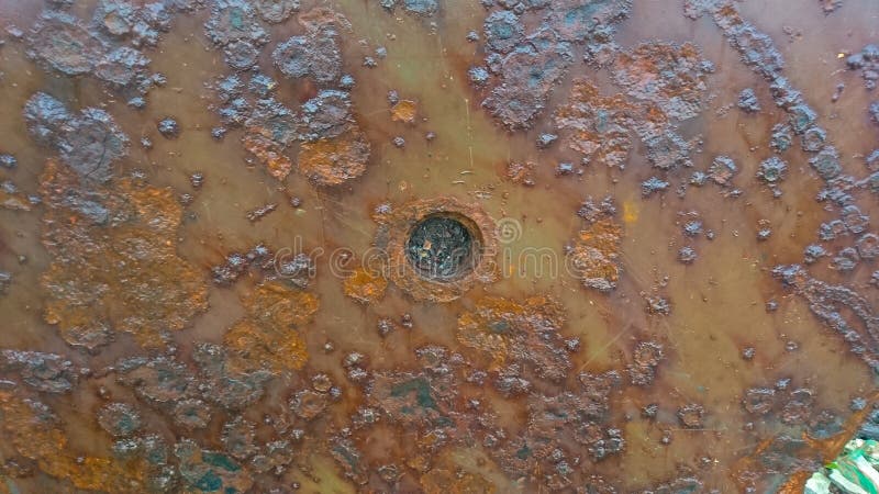 Corrosion eating metal stock image. Image of autumn - 204669615