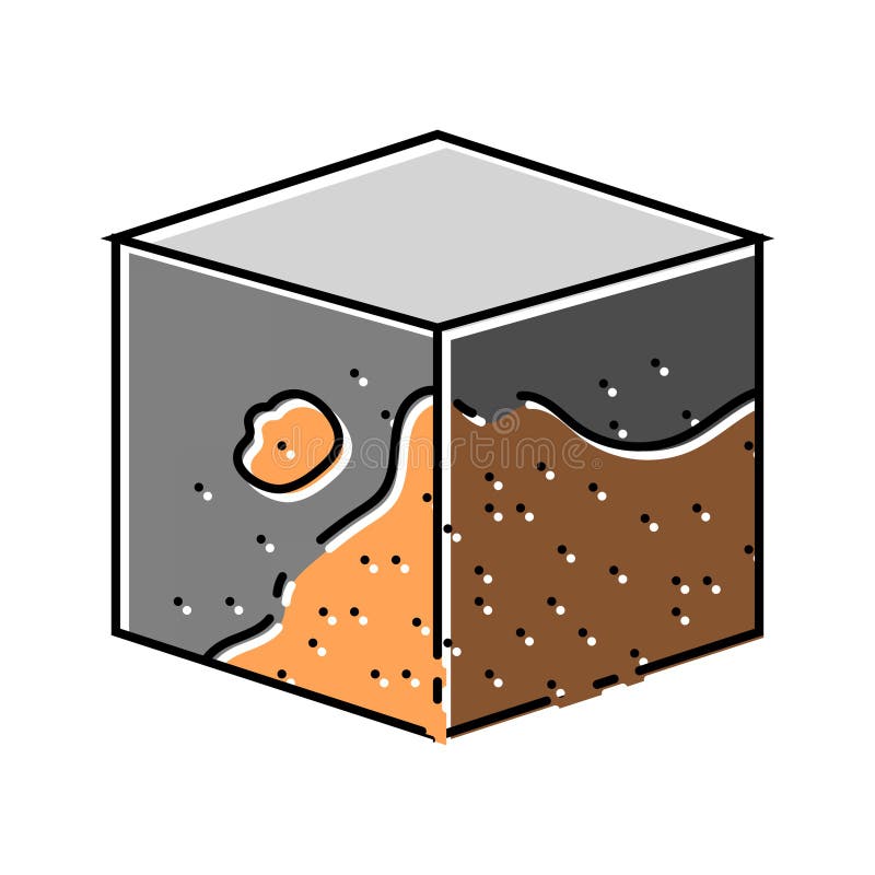 Corrosion Materials Engineering Color Icon Vector Illustration Stock ...