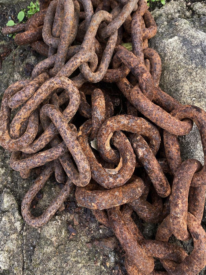 Corrosion - Rust - Chains stock photo. Image of rust - 237977718